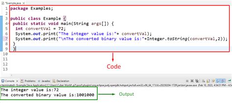 how to convert an integer to binary in java linux consultant