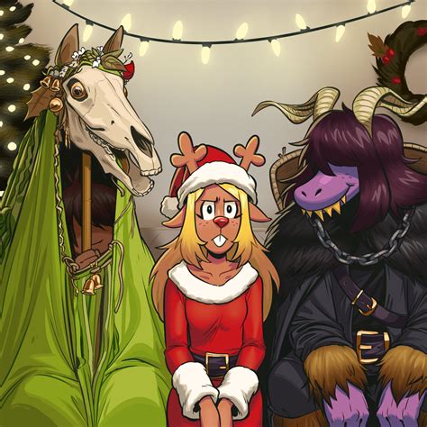 She Cant Get Mad Because They Are Dressed In Holiday Appropriate Attire Deltarune Know Your