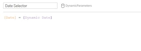 how to use a calculated date field in a dynamic date parameter