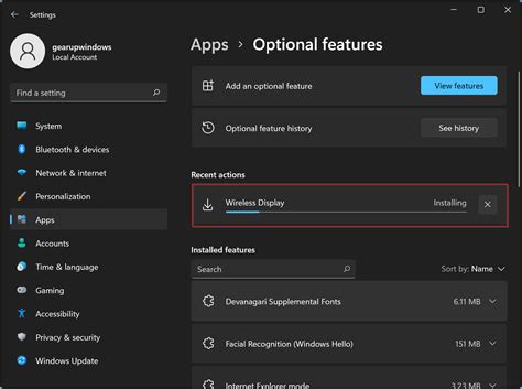 How To Install Optional Features In Windows 11 Gear Up Windows