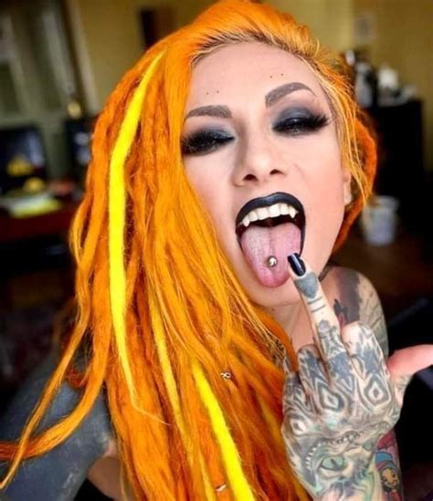 Pin By Dan Becker On Woman In 2024 Rocker Girl Metal Girl Weird Haircuts