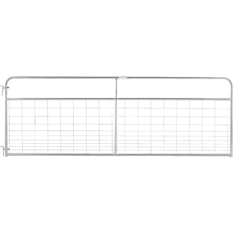 Tarter 50 In H X 16 Ft L X 1 34 In Tube Diameter Galvanized Wire Filled Tube Gate