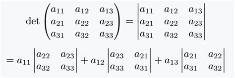 how do you write the determinant of a matrix in latex