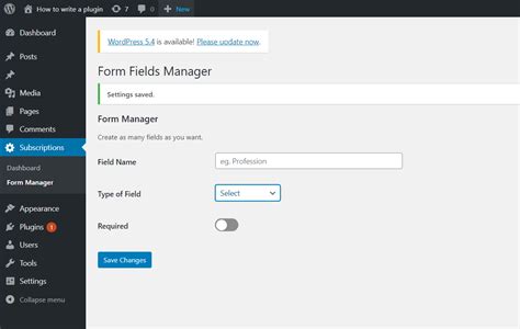 wordpress the advanced custom fields plugin works on