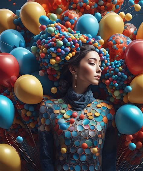 Download Ai Generated Woman Balloons Royalty Free Stock Illustration Image Pixabay