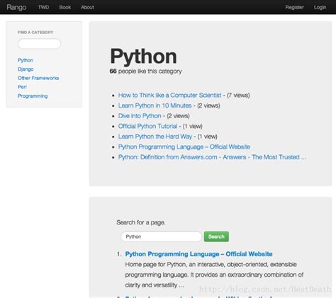 Practice Based On How To Tango With Django 1 7 1 ProgrammerAH