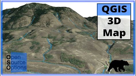 QGIS 3D Map Using 3D View Version 3 X Map Interactive Version