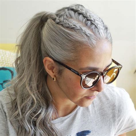 Gorgeous Gray Hair Styles To Try While Transitioning To Gray Hair Sparklingsilvers