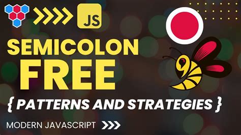 semicolons vs no semicolons professional modern javascript youtube