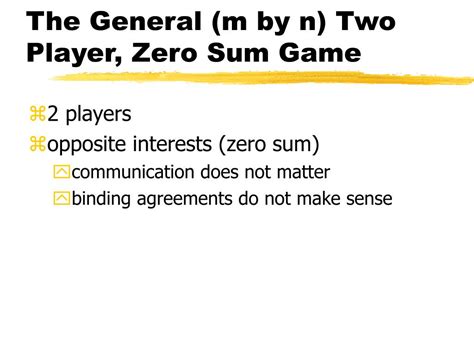 ppt two player zero sum games powerpoint presentation free download