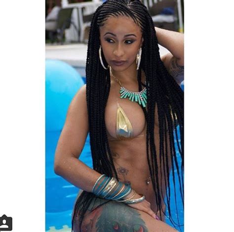 Cardi B Flaunts Her Banging Body In A Tiny Two Piece Metallic Gold Bikini