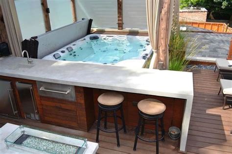 25 Best Backyard Hot Tub Deck Design Ideas For Relaxing ~ Godiygocom