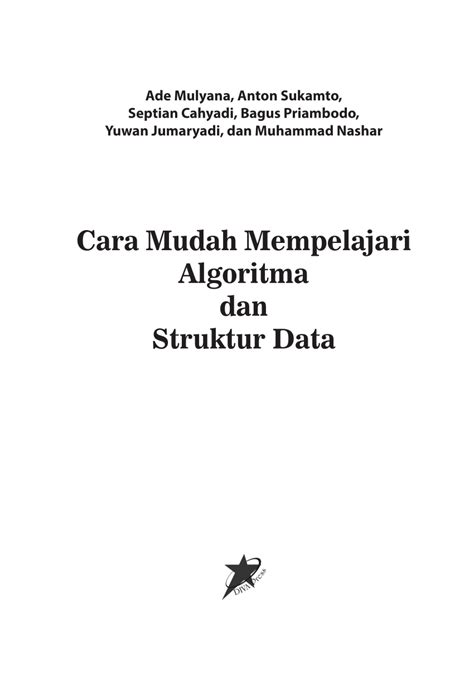 pdf cara mudah mempelajari algoritma dan struktur data