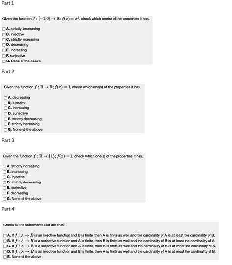 solved part 1 given the function f 1 0 r f x x2