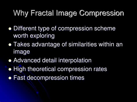 ppt fractal image compression powerpoint presentation free download id 1052404