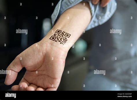 Barcode Tattoo Wrist For Girls