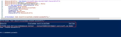 Azure Active Directory Error Creating Usererror Occurred While Executing Newuser Code