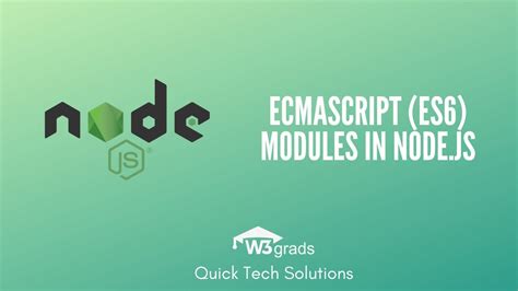 es6 module in nodejs ecma script modules node js tutorial series youtube