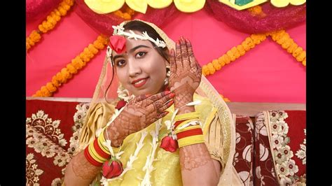 Bangladeshi Village Wedding Video । গ্রামের বিয়ে । Gaye Holud । বাংলা বিয়ের গান । Biyer