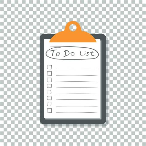 To Do List Icon With Hand Drawn Text Checklist Task List Vector