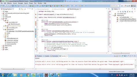 lỗi khi chạy eclipse tích hợp adt programming dạy nhau học