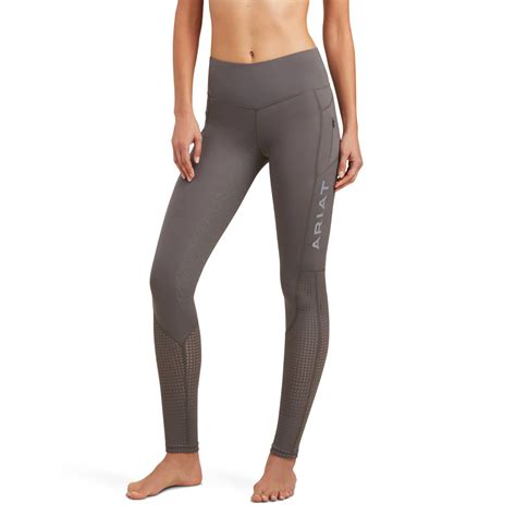Ariat Womens Eos Full Seat Tights Plum Grey
