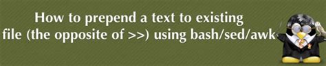BASH Prepend A Text Lines To A File