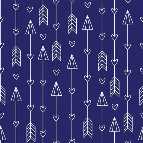 Seamless Pattern With Arrows Premium Vector