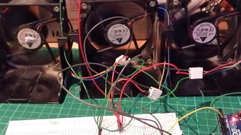 pwm fans controlled by an arduino uno youtube