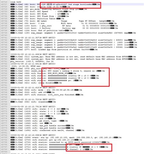 after obtaining the ip `bcn timeout` appears after 6s and disconnects after 2 5s git8266o 799