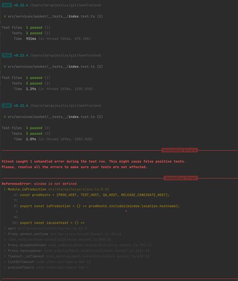 random test crashes with window is not defined error · issue 1293 · vitest dev vitest · github