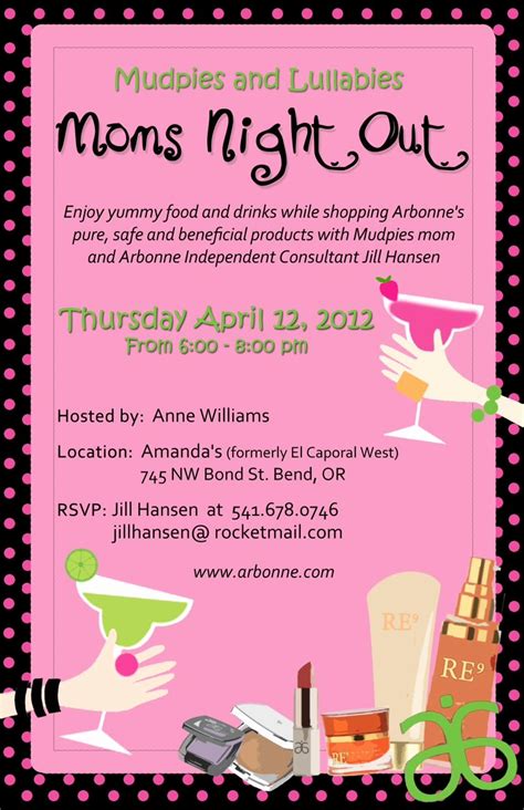 Moms Night Out Invitation