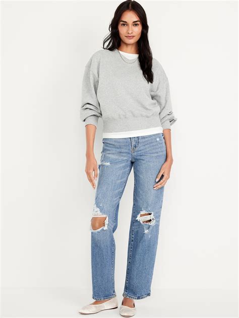 Loose Fit Ripped Jeans For Girls Old Navy