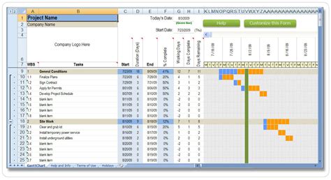 Construction Project Payment Schedule Template Excel