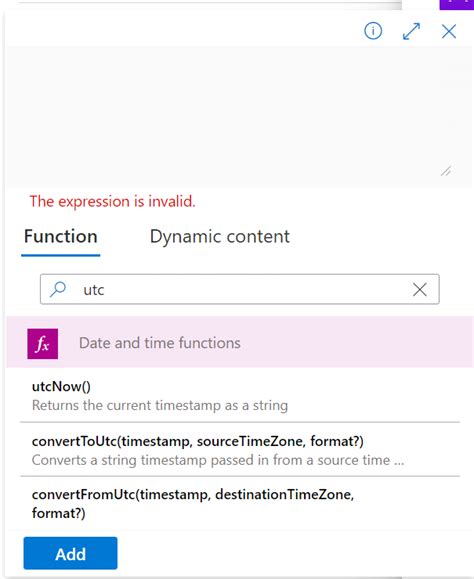 azure i ve setup logic app in vs code but function expression editor is not working it s