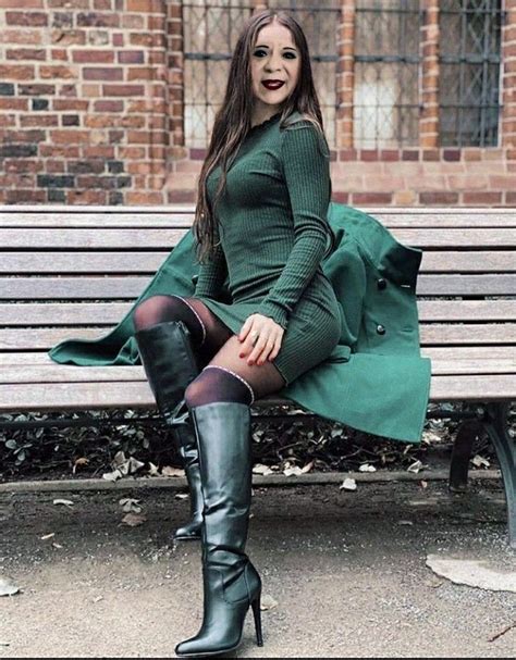 Pin By Michael On Mummy Boots In 2023 Celebrity Boots Black Boots Outfit Tall Black Boots Outfit