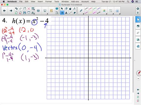 sketch the graph of each quadratic function label th… solvedlib
