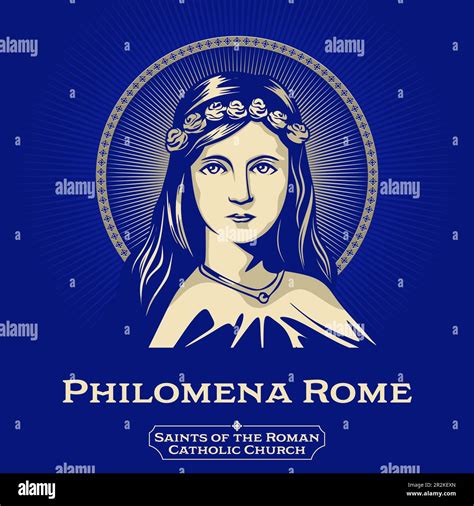 Saint Philomena Stock Vector Images Alamy