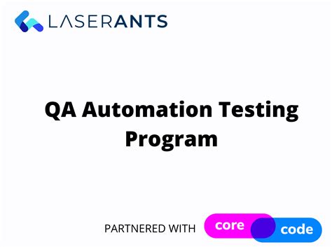 qa automation testing program laserants