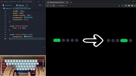asmr programming modern dot pagination no talking youtube