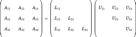 sequential out of core lu factorization
