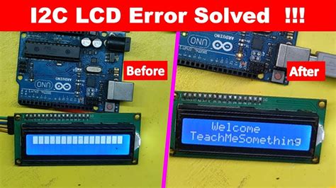 I2C LCD Not Showing Text I2C LCD Errors Fixing 16x2 LCD Not
