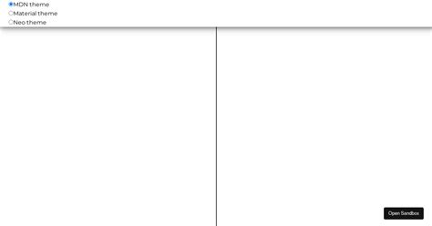 CodeMirror Theme Editor Forked Codesandbox