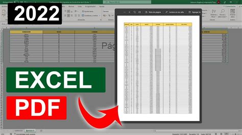 Como Guardar Un EXCEL En PDF Sin Que Se Corte YouTube