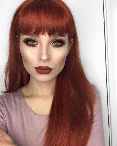 Ideas De Peinados Para Cabello Pelirrojo Cabello Teñido De Rojo Cabello Anaranjado Peinados