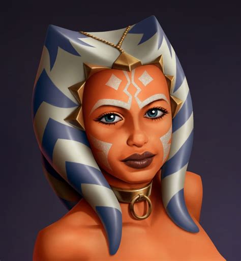 Ahsoka Portrait By DrewGardner On DeviantArt Ahsoka Tano Star Wars Gifts Ahsoka