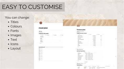 Notion Template Personal Planner Notion Dashboard Digital Notion
