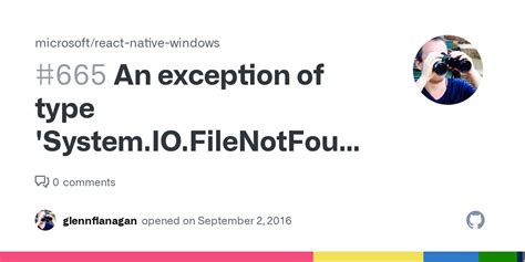 An Exception Of Type System IO FileNotFoundException Occurred In