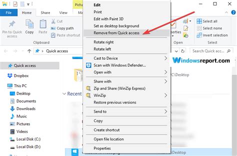 How To Remove Files Or Folders From Quick Access In Windows