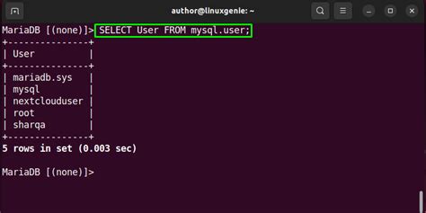 How To Show Users In MariaDB On Ubuntu 22 04 Linux Genie